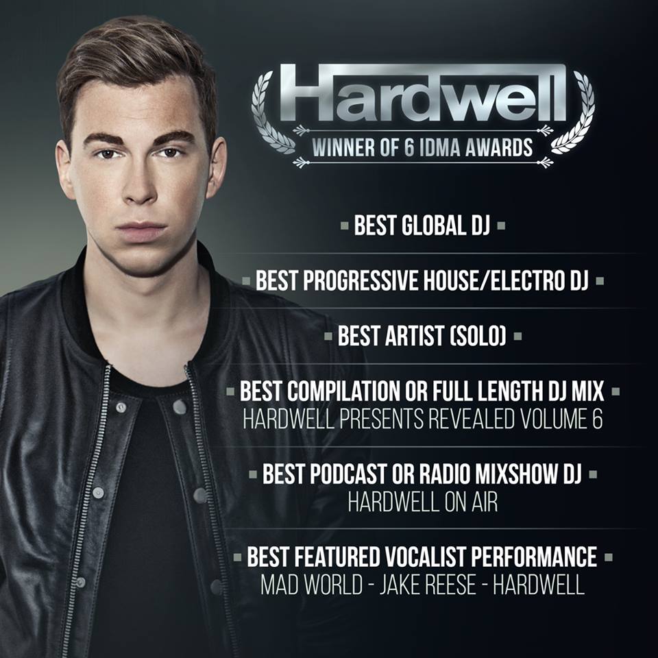 Hardwell wins six IDMA awards at this year`s Winter Music Conference ...