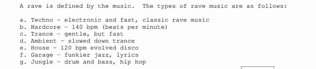 DEA's Hilarious Guide to RAVE Culture [Details Here] | Rave Jungle