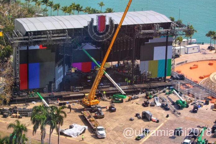 Ultra Music Festival Main stage Starting to Take Shape! [PHOTOS] | Rave ...