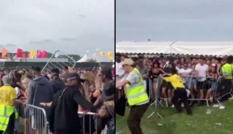 Festival crowd surge through gates after fans collapse in 3-hr queues ...