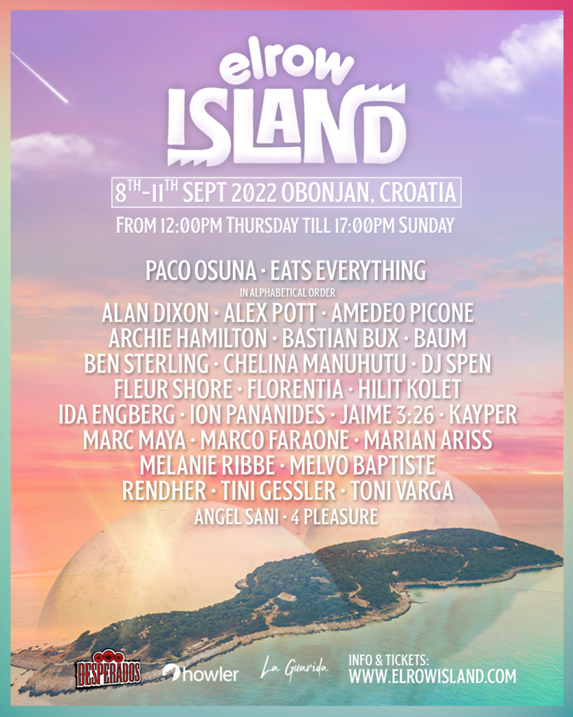 elrow reveals full lineup for elrow Island in Croatia! | Rave Jungle