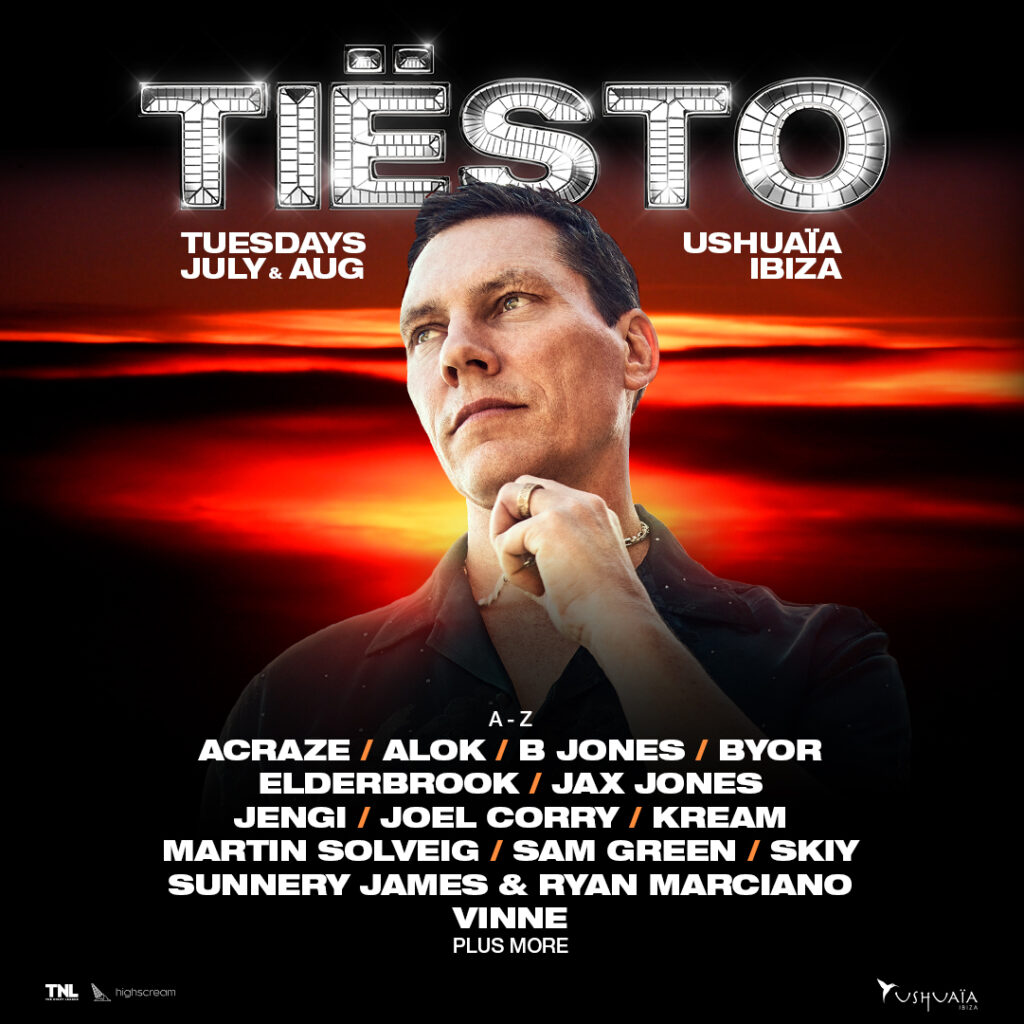 Tiësto makes a historic return to Ushuaïa Ibiza with eclectic mix of ...