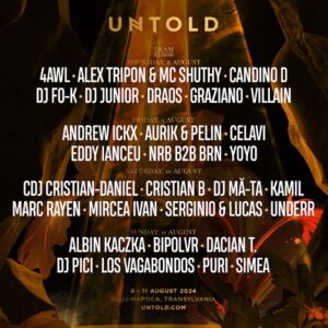 UNTOLD Festival announces full lineup for its 9th edition ...